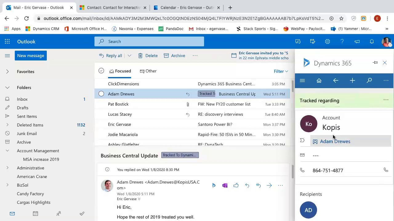 How to Set Up Email Integration with Microsoft Dynamics 365 CRM - Skysoft Connections