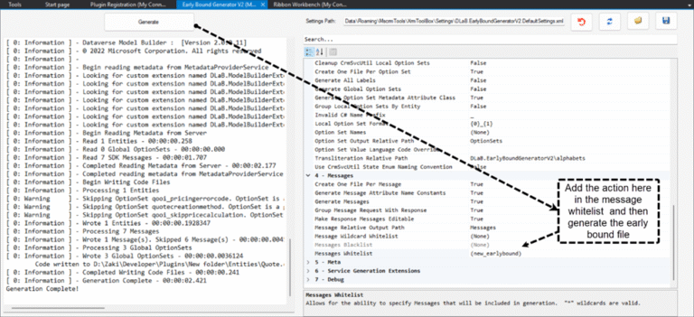Creating Custom Action and Early Bound Class in Dynamics 365 - Skysoft Connections