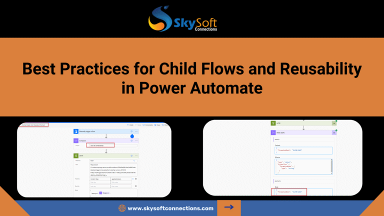 Error Handling In Power Automate Flows Best Practices Sky Soft Connections