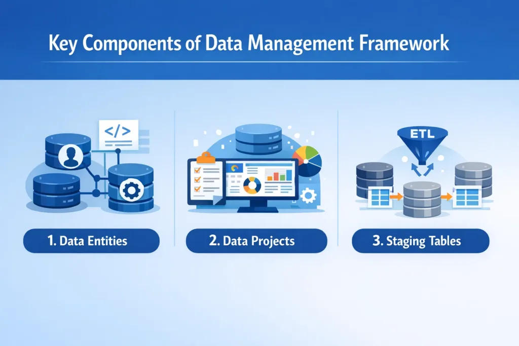 Data Management Framework in Dynamics 365 F&O Guide - Skysoft connections